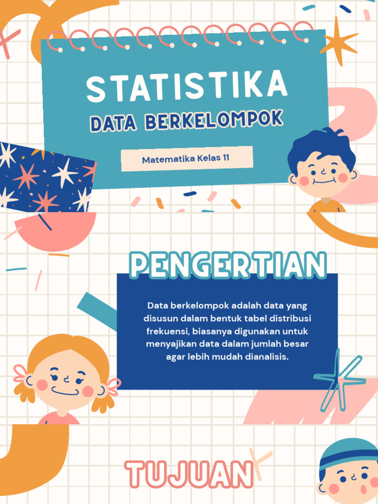 Ukuran Letak Data Presentasi Warna-warni Ilustratif Playful (2) | PDF