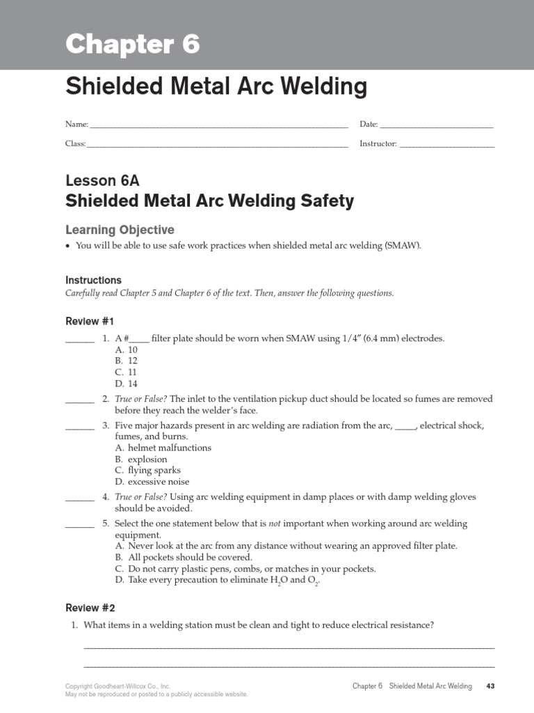 Shielded Metal Arc Welding Safety | PDF | Welding | Construction