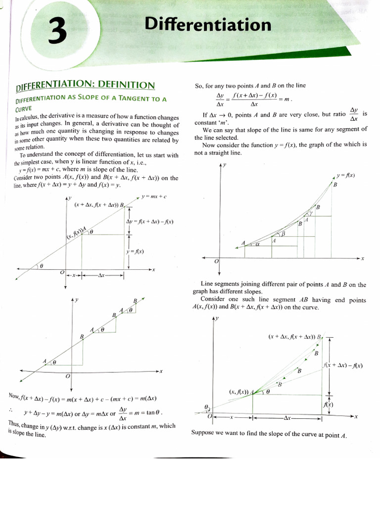 Differentiation Cengage Calculus | PDF