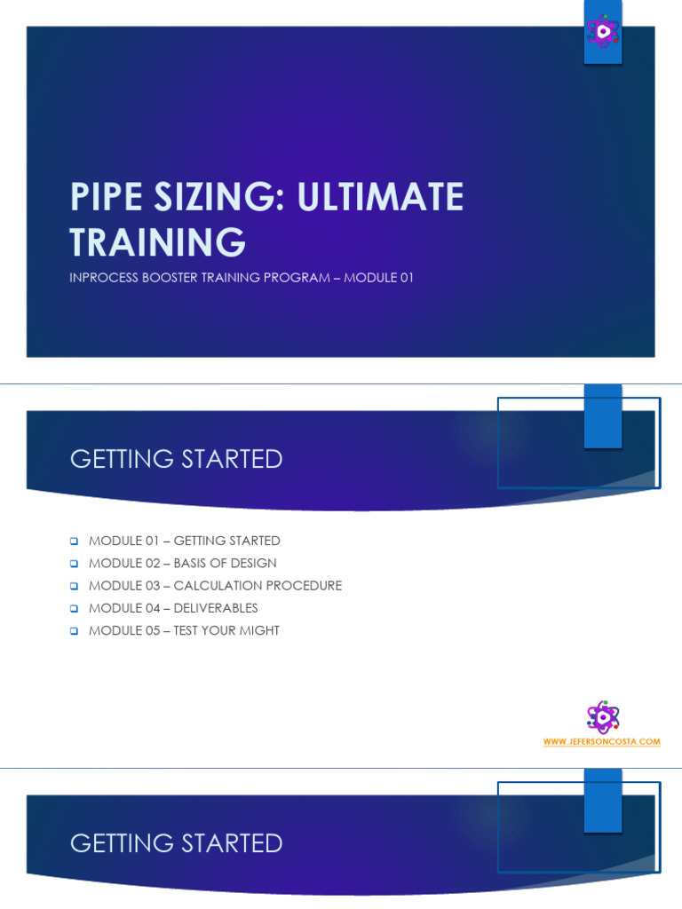 Piping - Ultimate Pipe Sizing Training - Module 1. Rev1 | PDF | Pump | Chemical Process Engineering