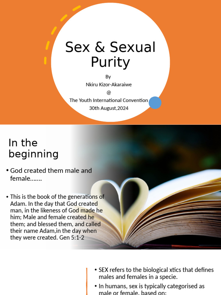 Sex And Sexual Purity Among Youth And Adults Pdf Male Female