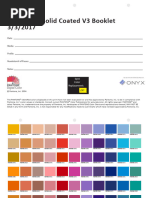 Pantone to Isacord Color Conversion Chart | PDF | Color | Graphic Design