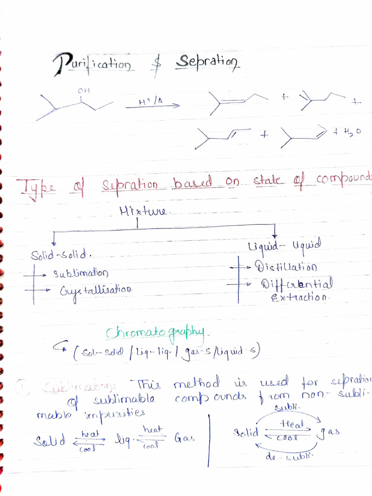 Purification and Separation Complete Notes 1 8c12861a 3bca 47cb b797 ...