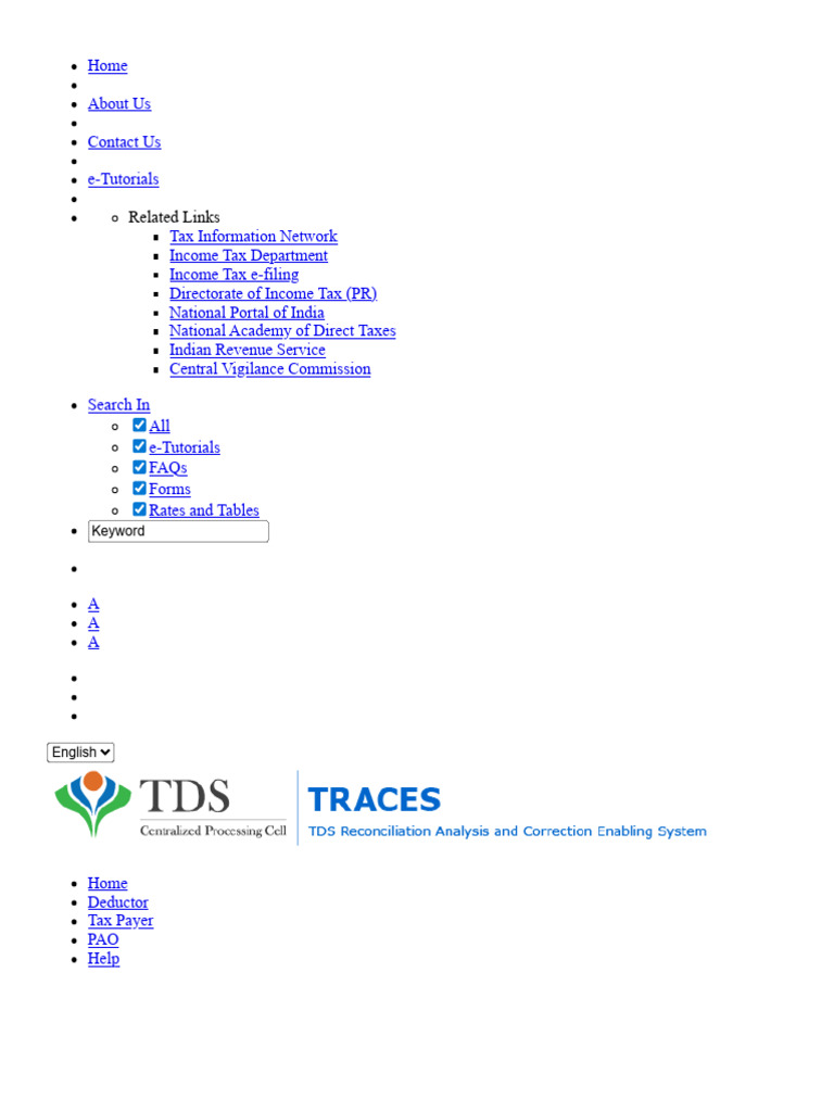 Verify TDS/TCS Credit Status Online | PDF