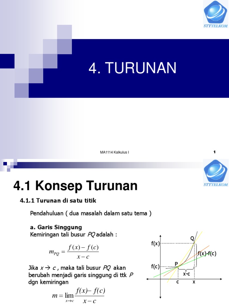 Aplikasi Turunan | PDF