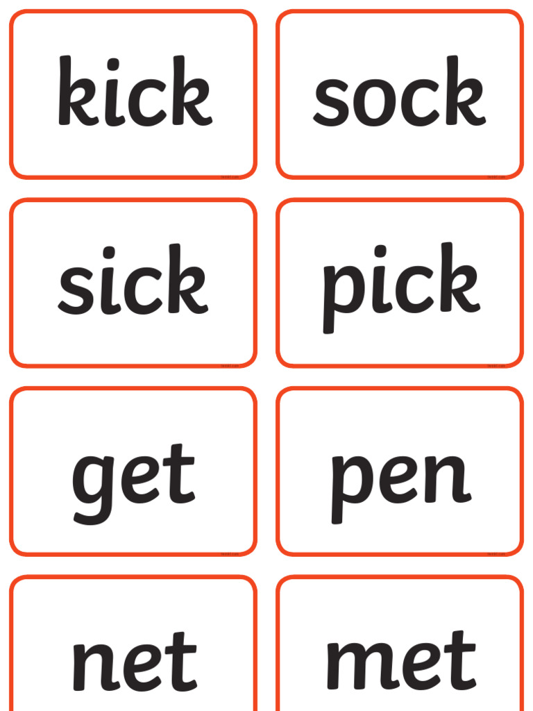 Word Cards | PDF