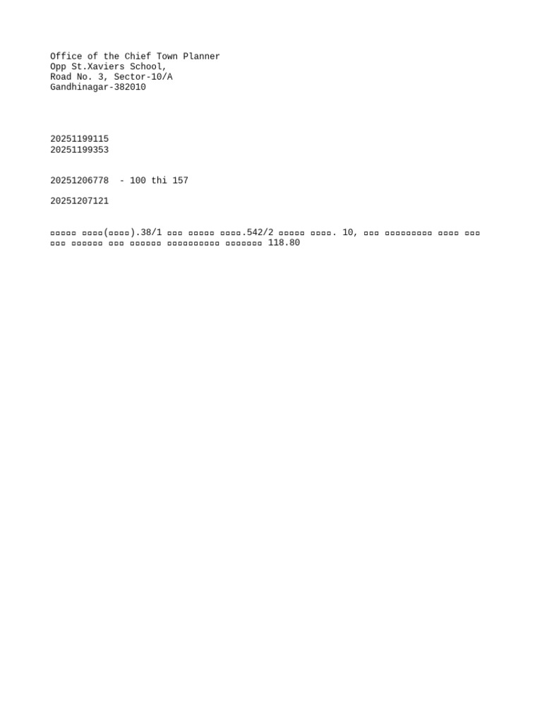 Office of The Chief Town Planner | PDF