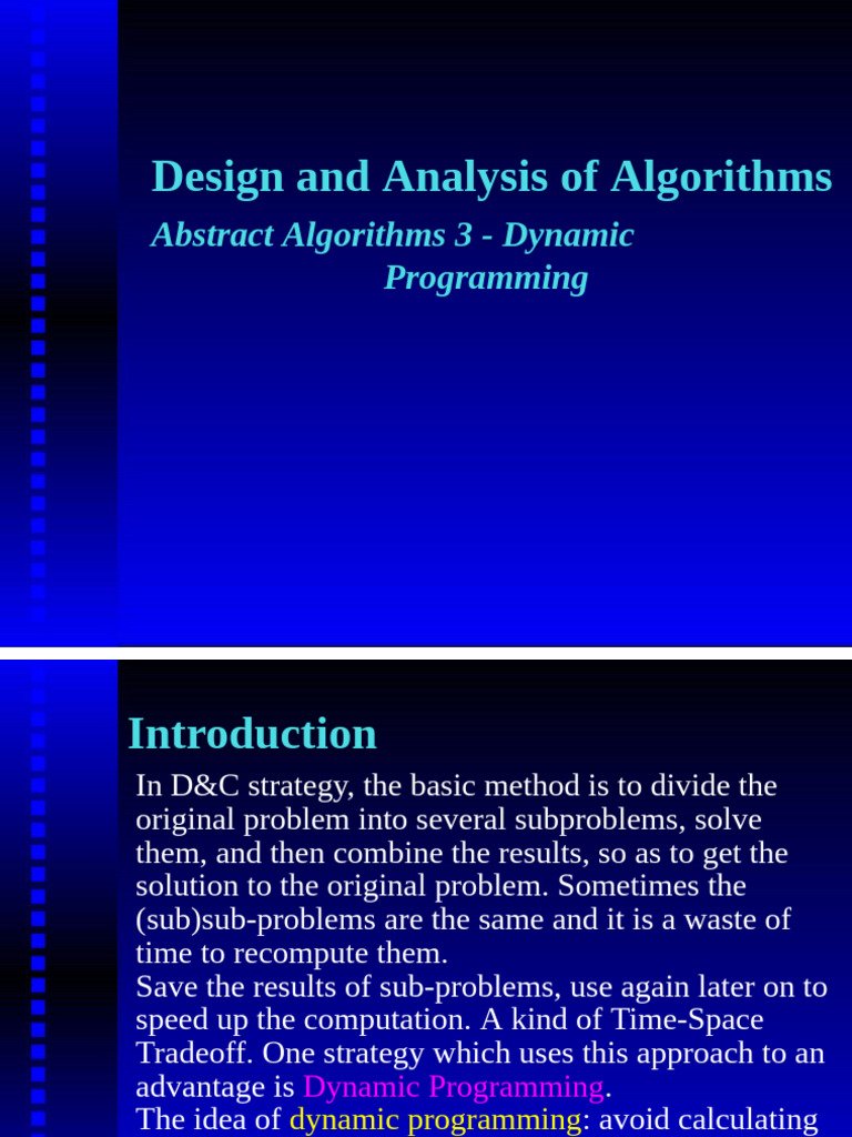 Dynamic Programming Algorithms Explained | PDF | Graph Theory | Combinatorics