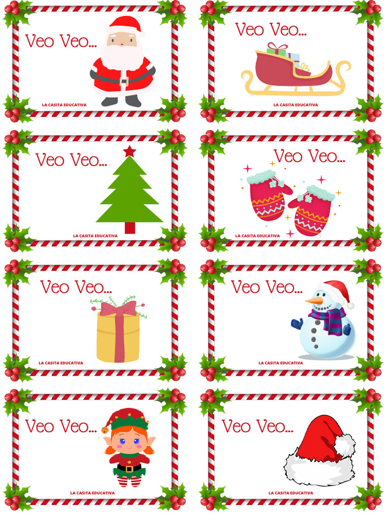 Veo Veo Navideno 1 m5c9op | PDF