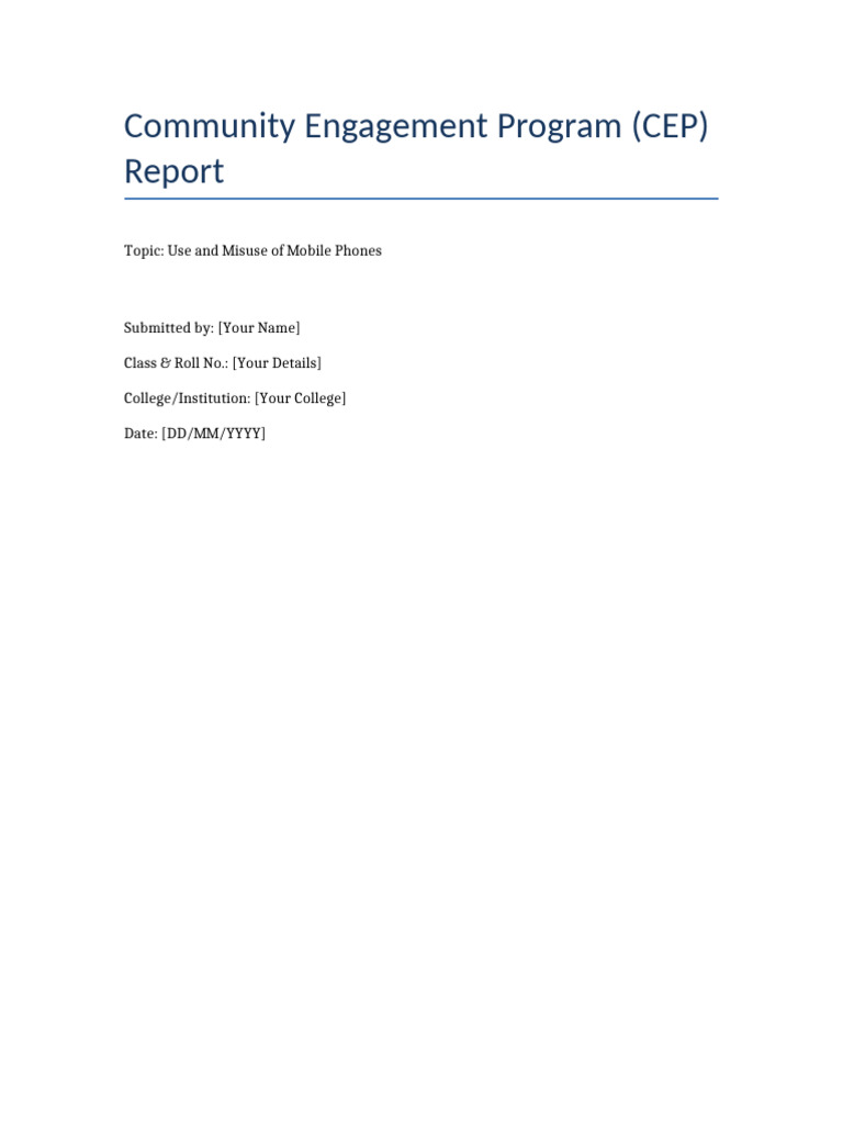 Mobile Phones: Use and Misuse Report | PDF | Social Media | Popular ...