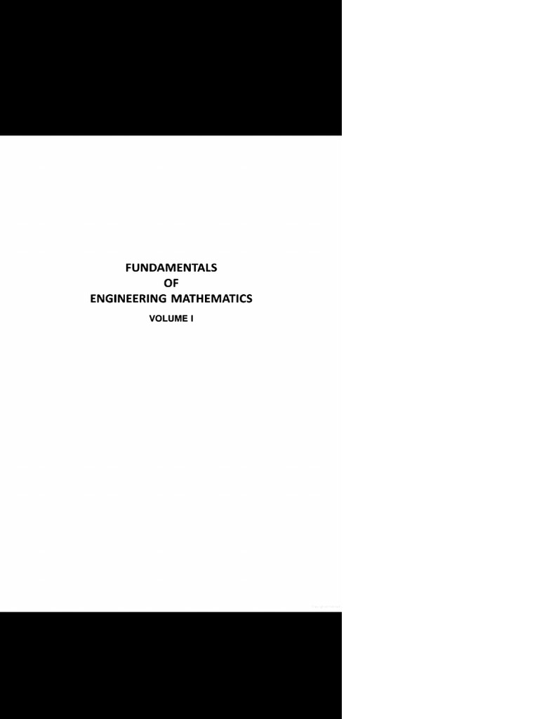 Fundamental of Engineering Mathematics | PDF