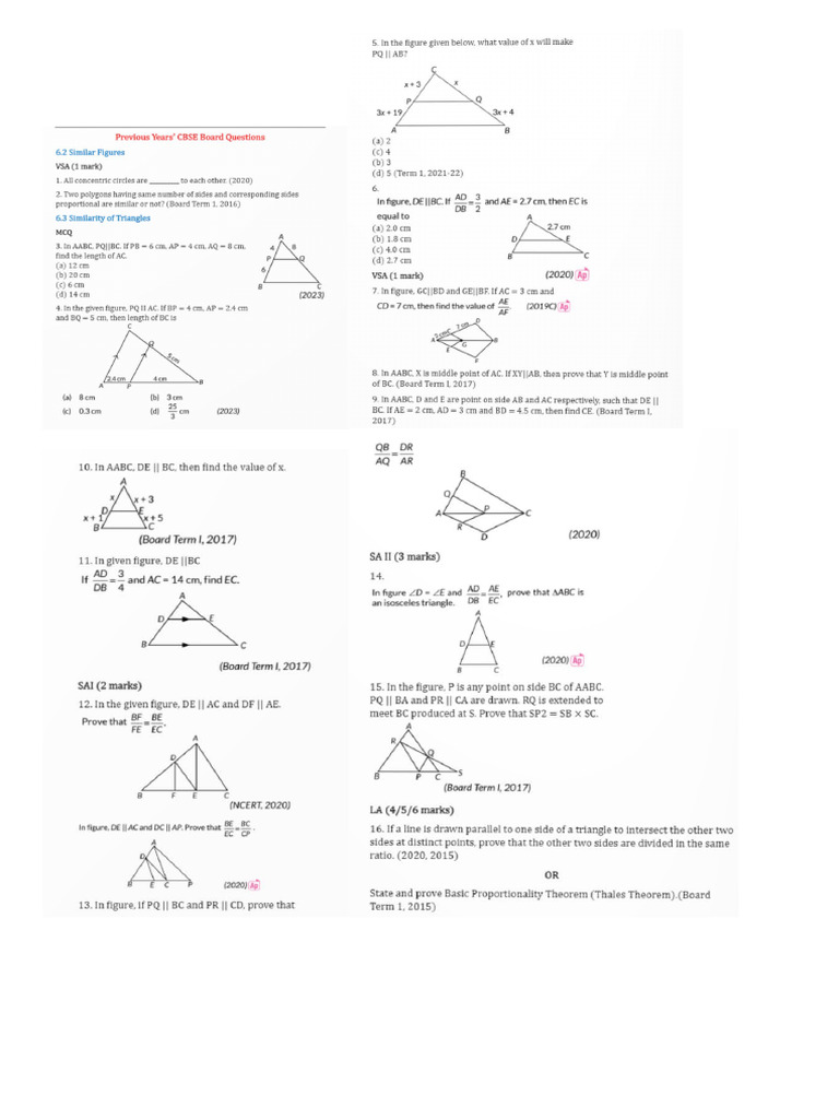 Grade 10 Triangles and Trigonometry | PDF