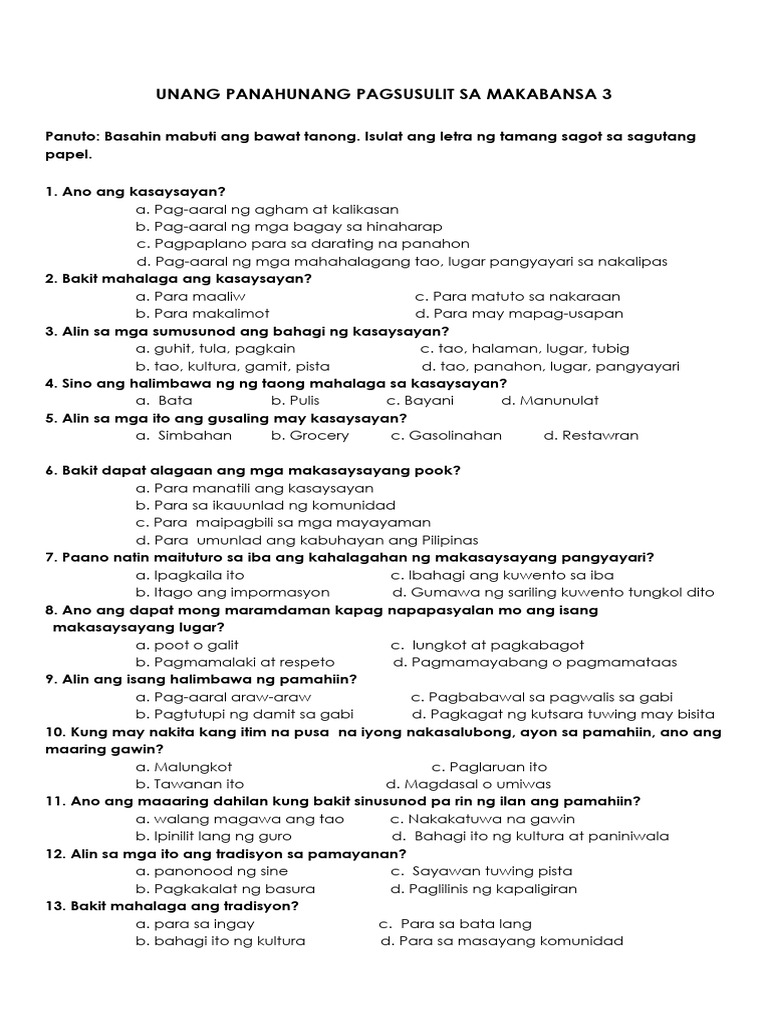 MAKABANSA | PDF
