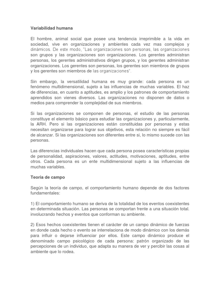 Variabilidad Humana | PDF | Raza (categorización humana) | Biología