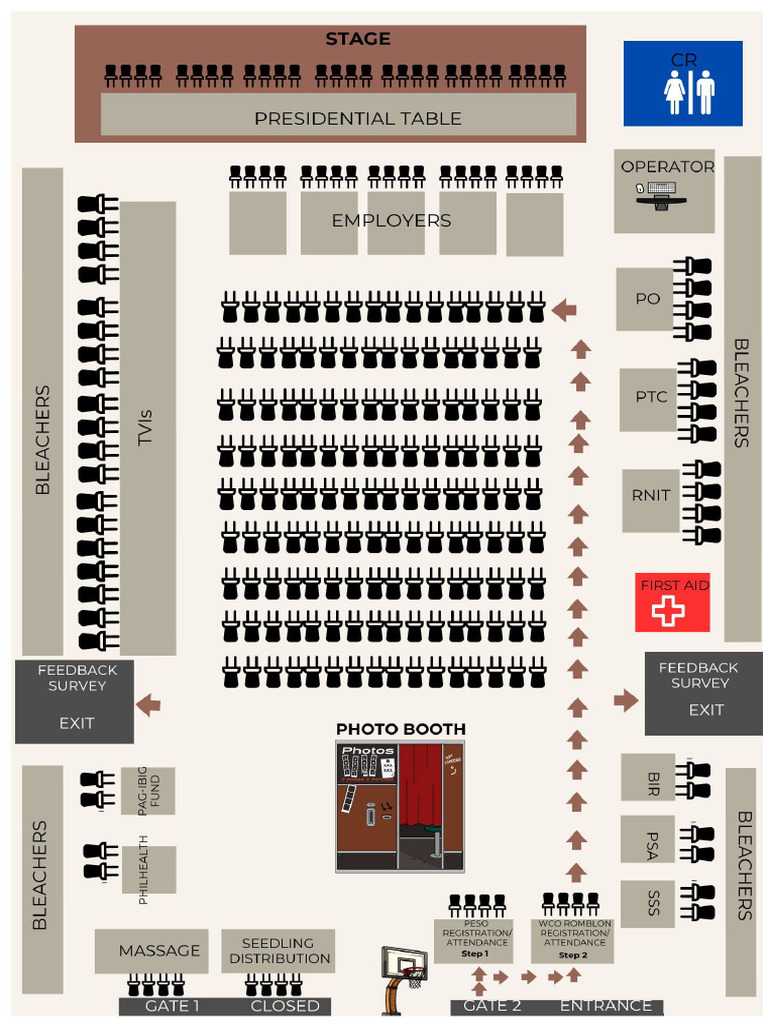 Job Fair Venue Layout | PDF