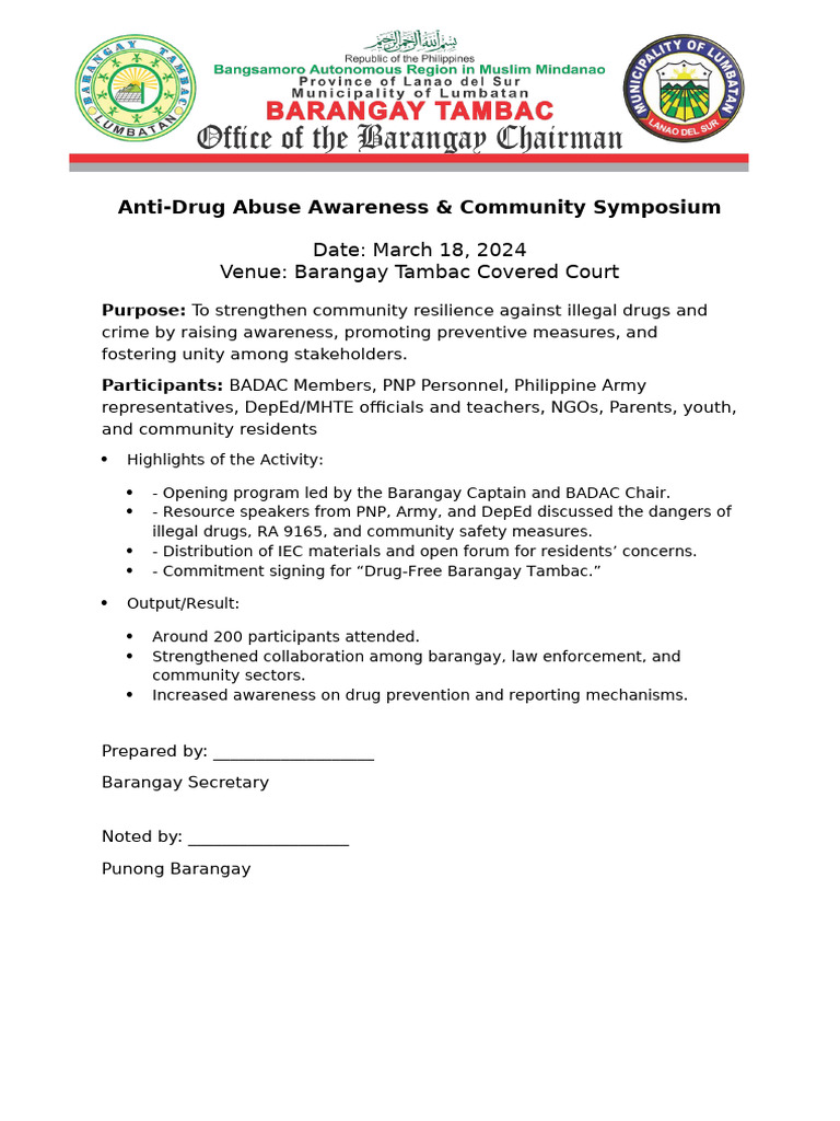 Badac Activity No. 1 With Attendance | PDF