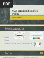 AQA GCSE Physics Paper 2 Topics List | PDF | Waves | Force