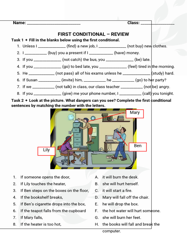 First Conditional and Modal Verbs Review | PDF