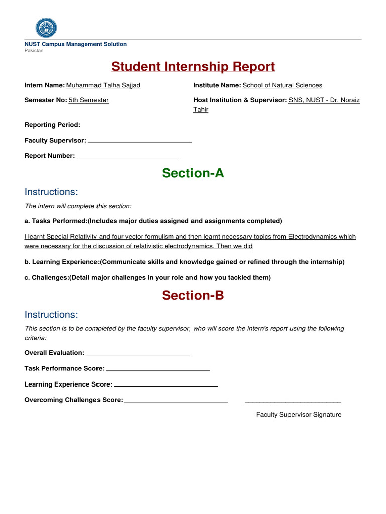 Internship Report | PDF