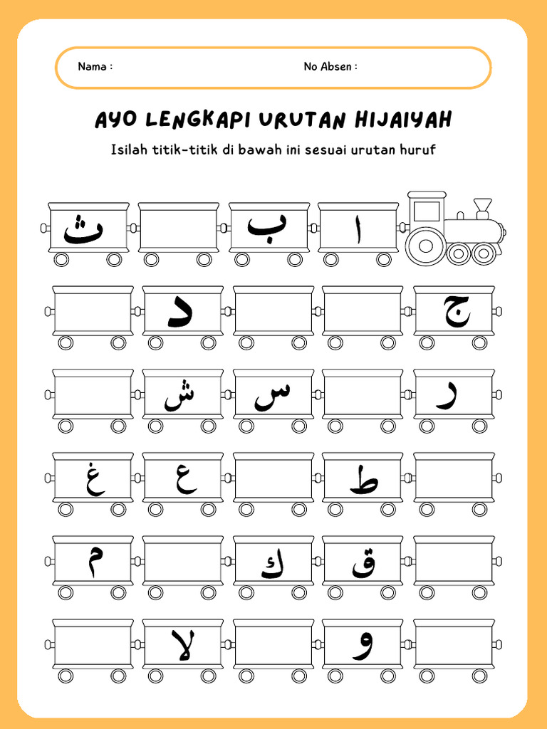 Basmalah Dan Hamdalah Lembar Kerja Peserta Didik Warna-Warni Imut Dan ...