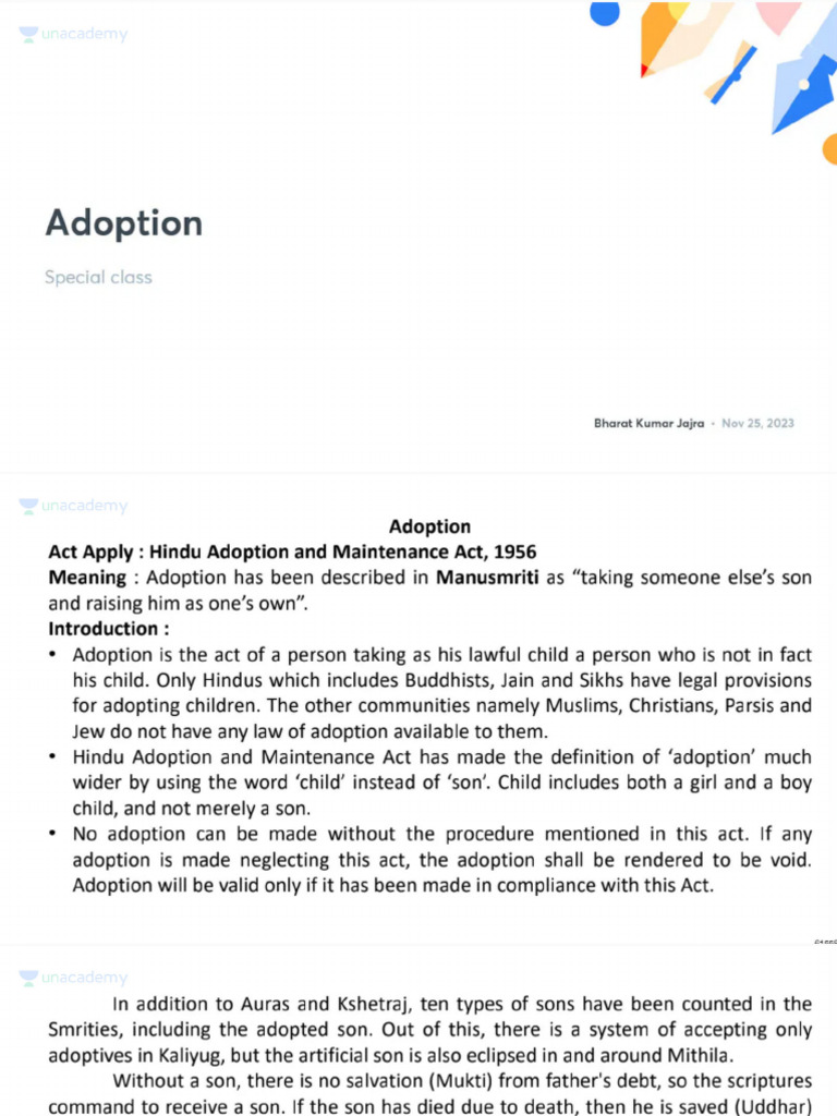 Adoption No Anno | PDF