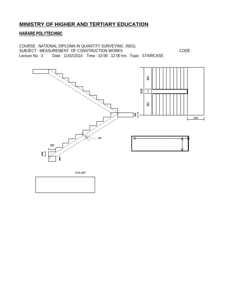 Staicase Takeoff | PDF | Stairs | Composite Material