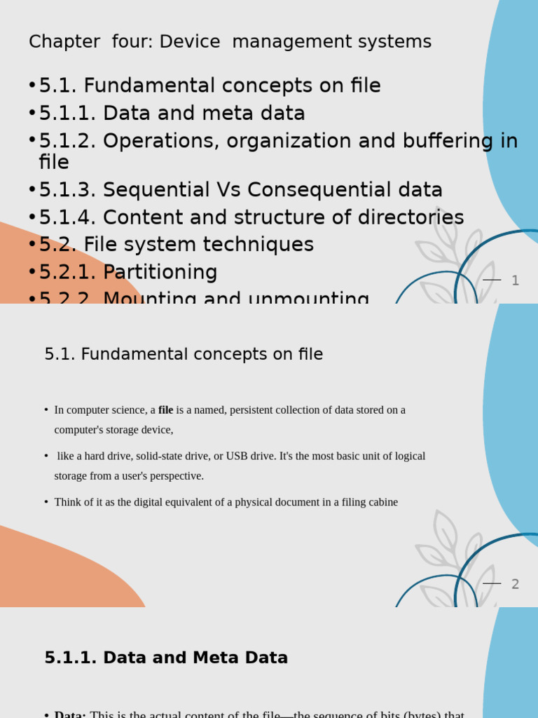 Chapter - 5 - File Systems | PDF | File System | Computer File