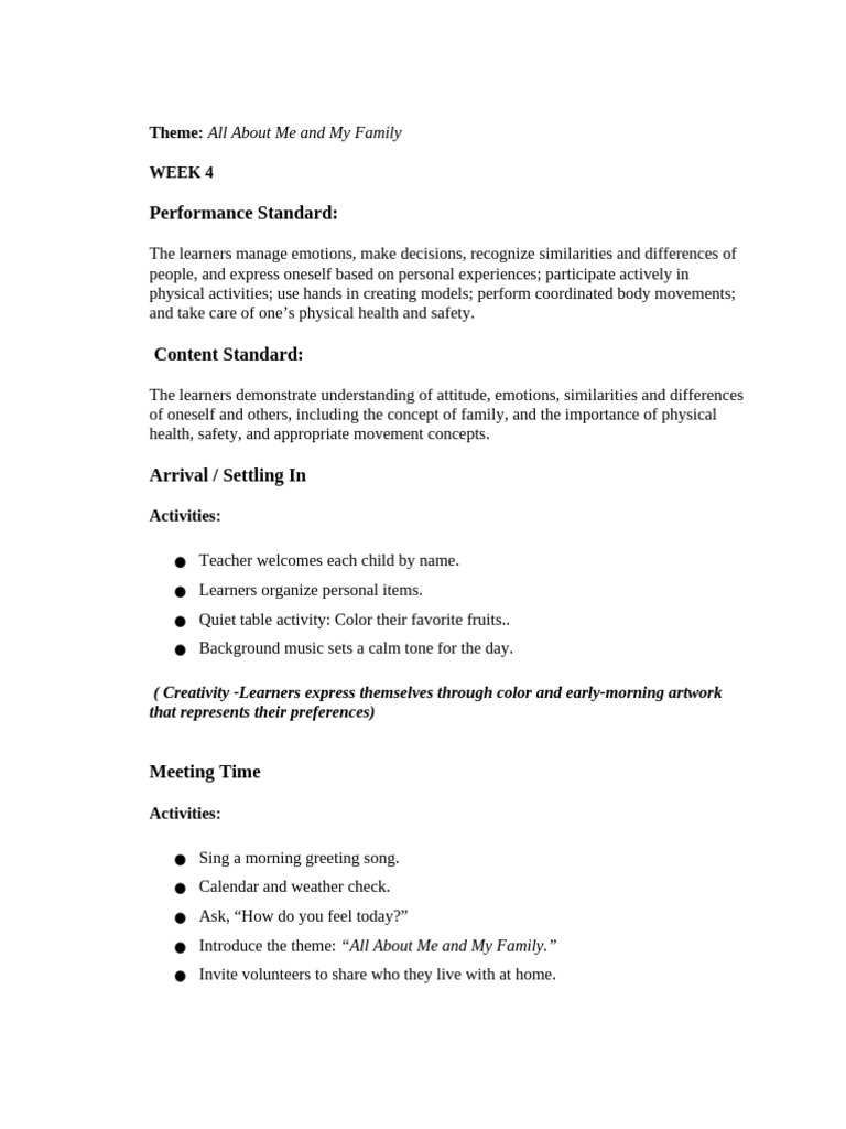 Sample Template Output 4Cs | PDF | Learning | Communication