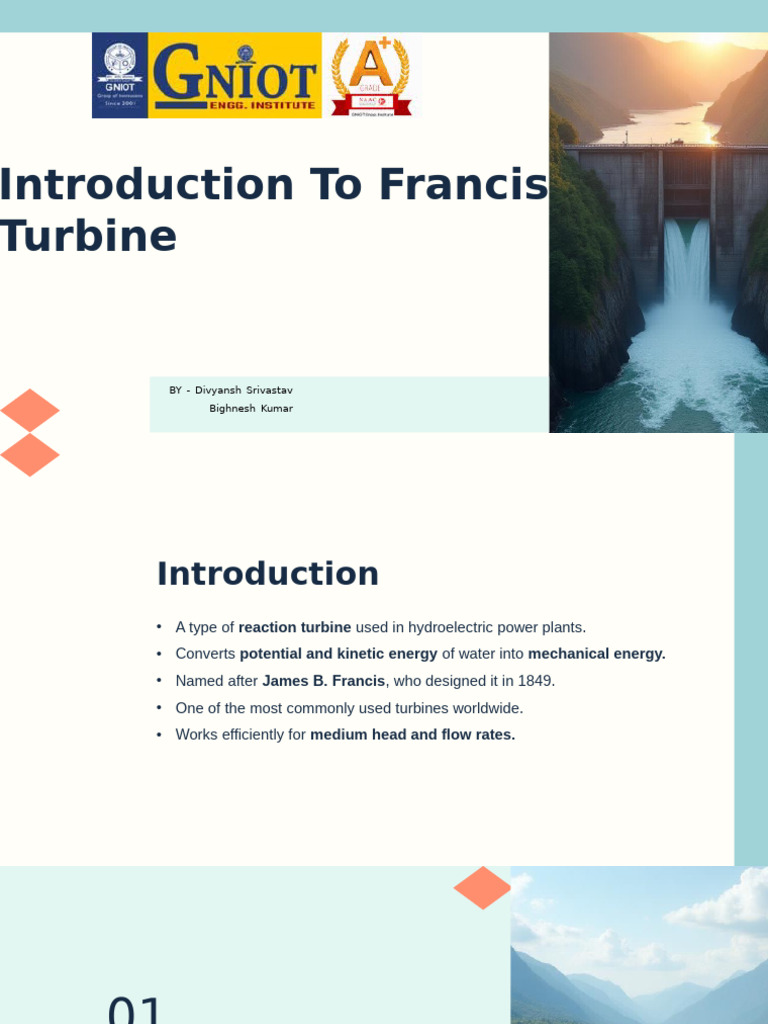 Overview of Francis Turbine in Hydropower | PDF | Turbine | Renewable ...