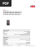 ABB XT6 MCCB Data Sheet | PDF | Alternating Current | Electrical ...