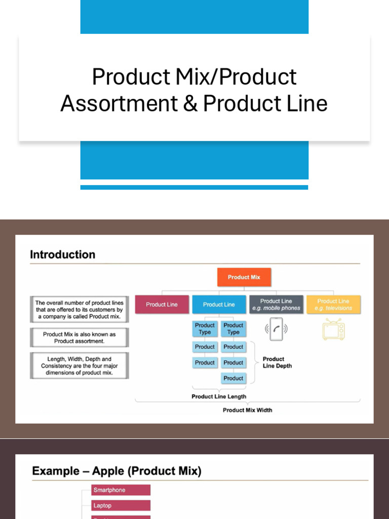 Product Mix & Product Line | PDF