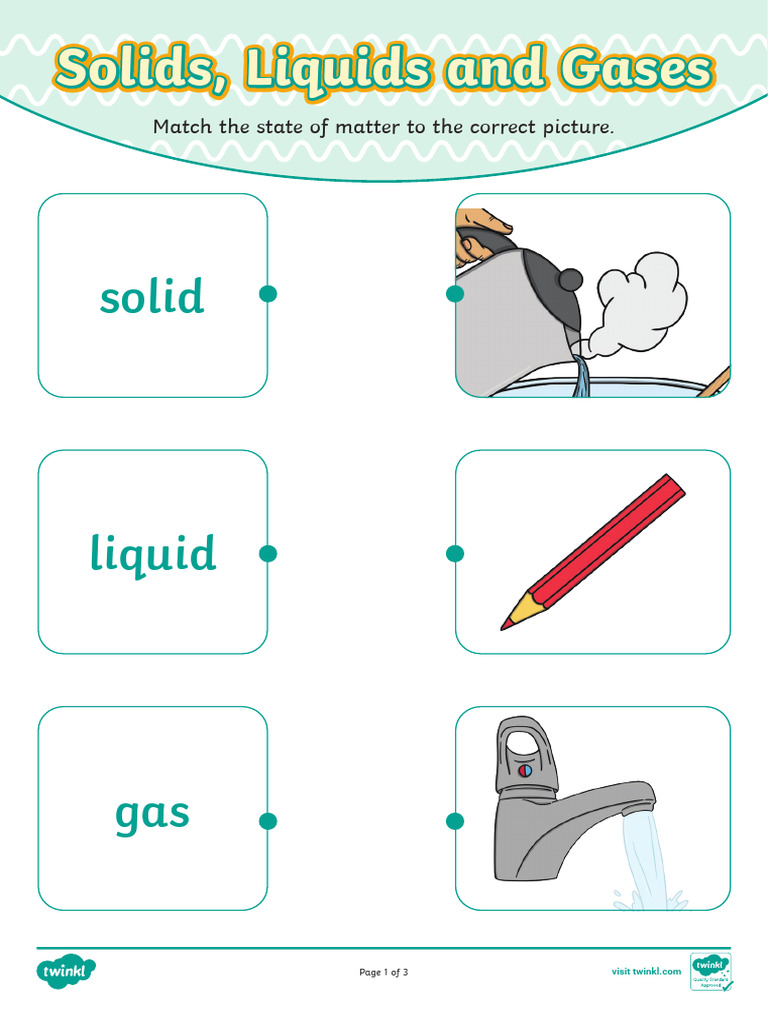 t Sc 1711378402 Solids Liquids and Gases Matching Worksheet Ver 1 | PDF
