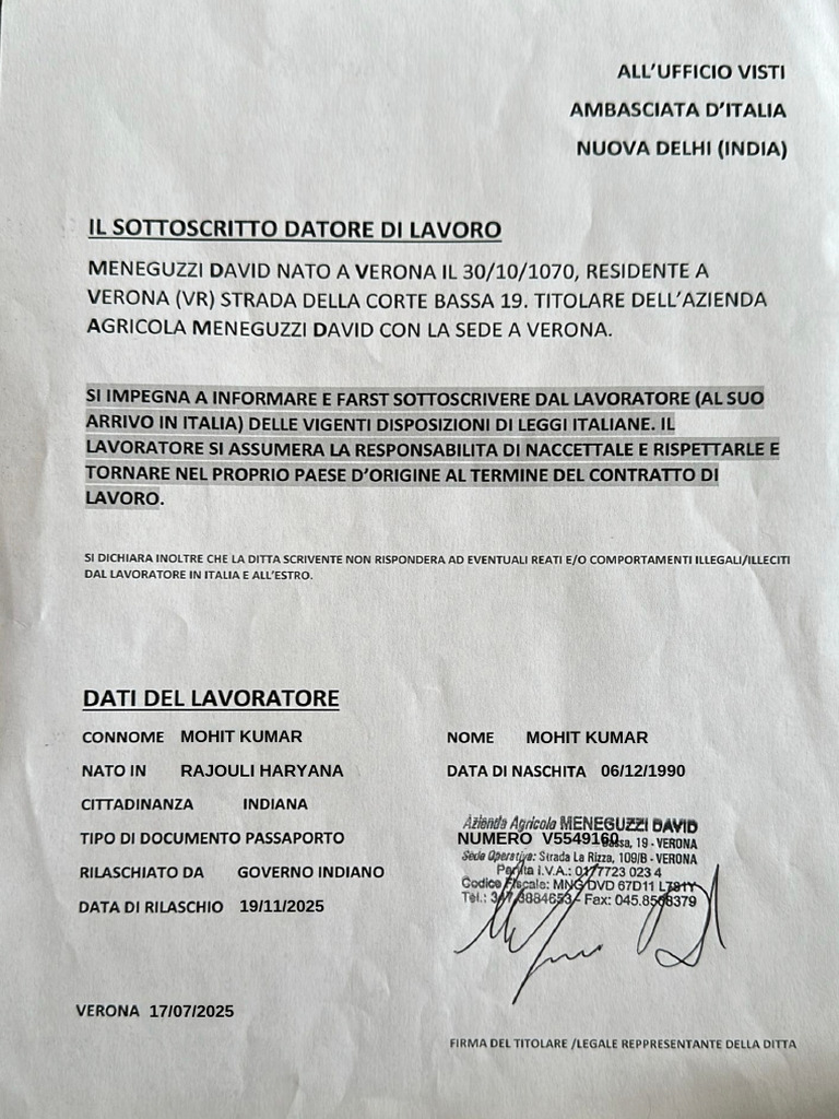 Mohit Kumar Offer Latter | PDF