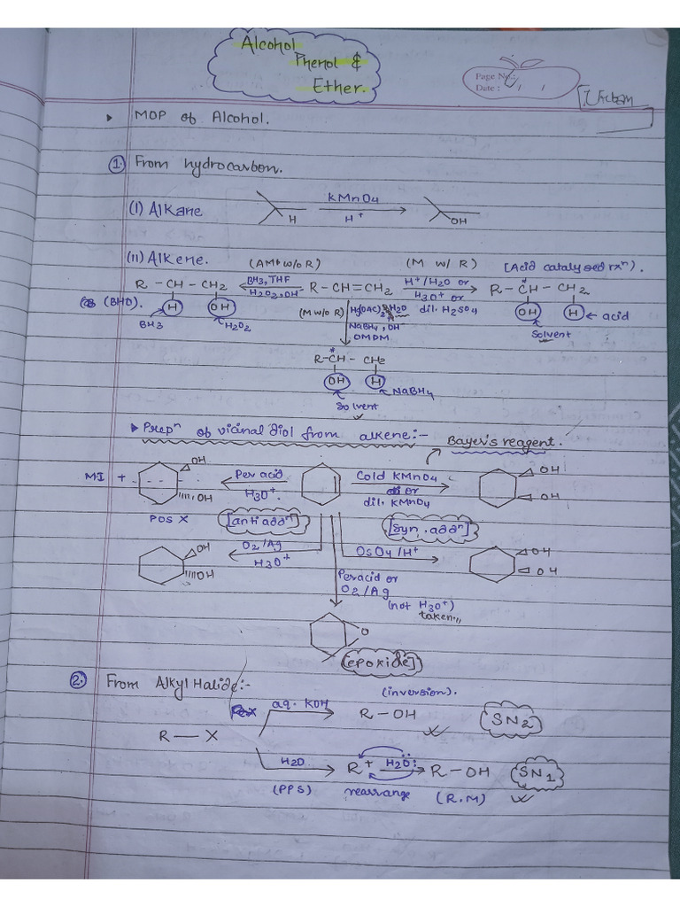 Oxygen Compound Part 1 | PDF