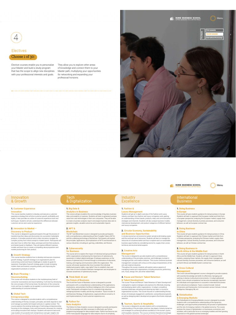 Electives Global e International | PDF | Entrepreneurship | Employee Retention