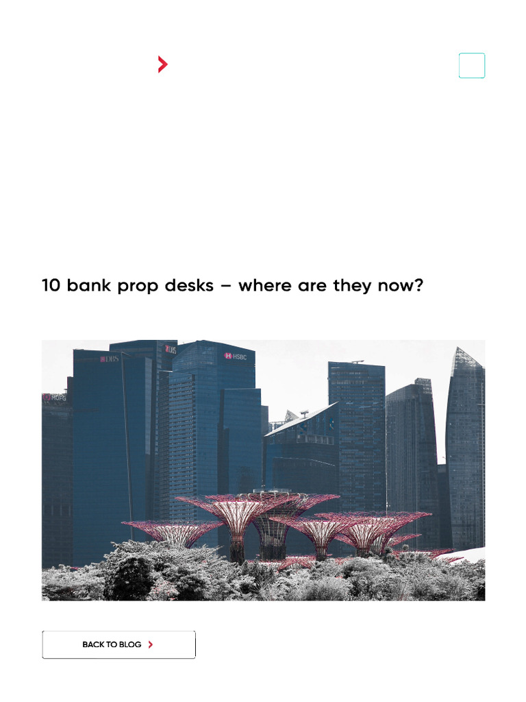 10 Bank Prop Desks - Where Are They Now | PDF