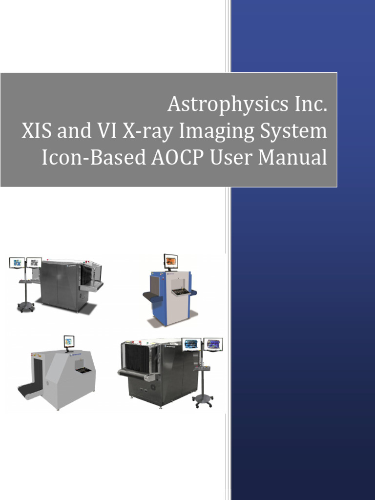 XIS VI X-ray Imaging User Manual | PDF | X Ray | Radiation Protection