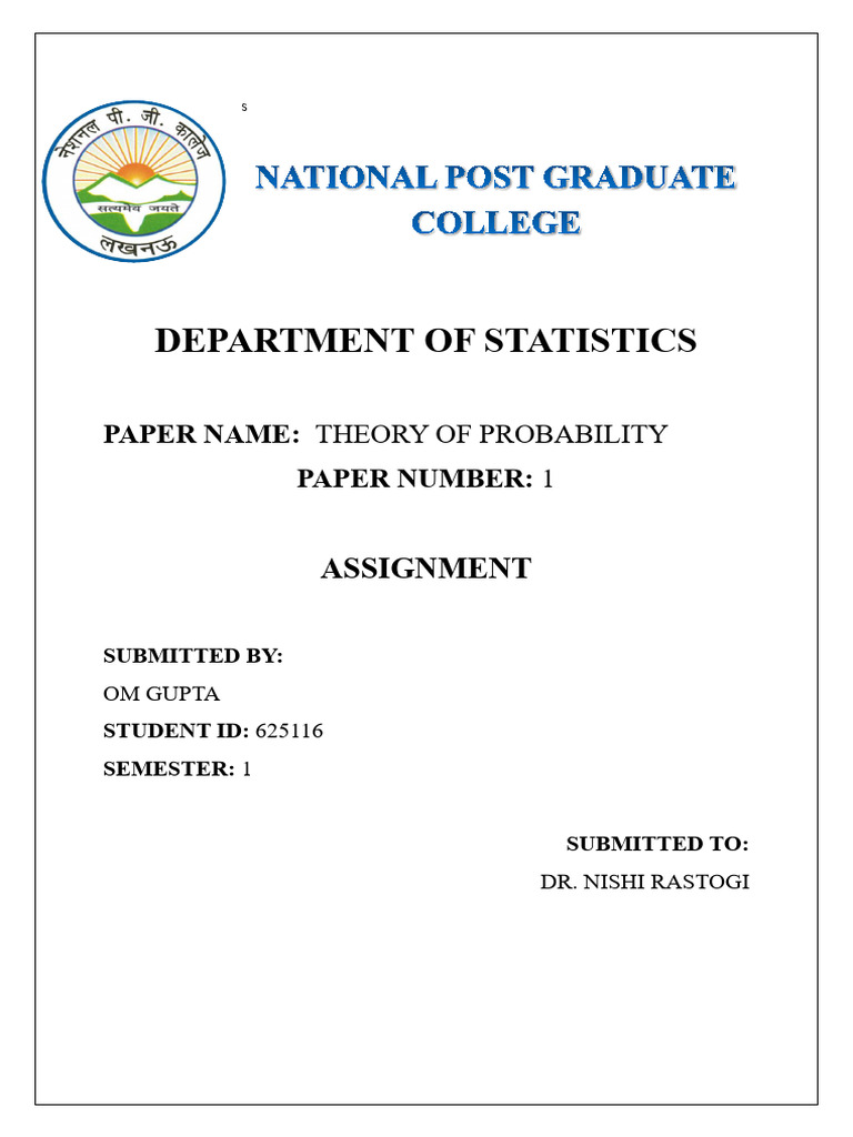 National Post Graduate College | PDF