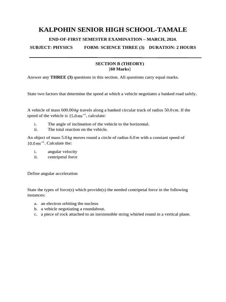 Physics Form 3 Semester 1 | PDF | Capacitance | Mirror
