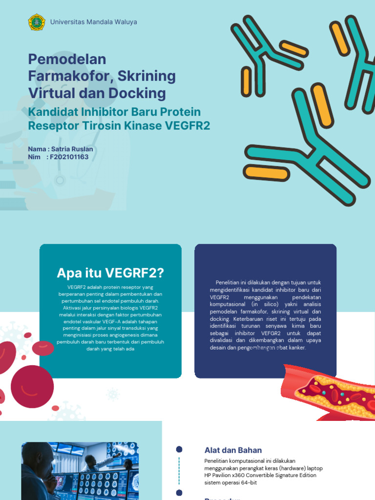 Inhibitor Baru VEGFR2: Pemodelan dan Docking | PDF