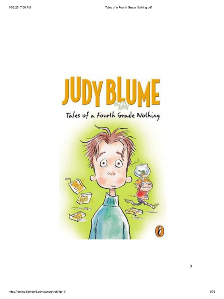 Tales of a Fourth Grade Nothing PDF | PDF