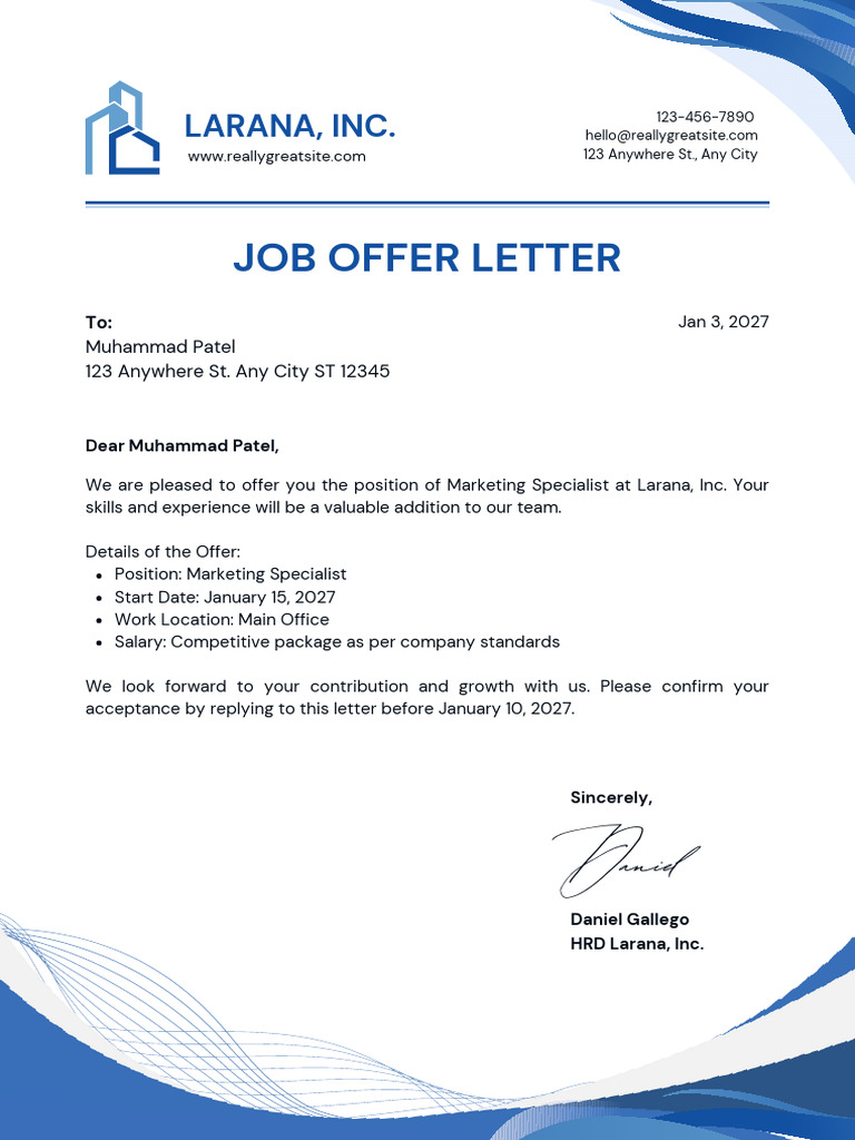 Blue and White Modern Job Offer Cover Letter - 20251004 - 175704 - 0000 ...
