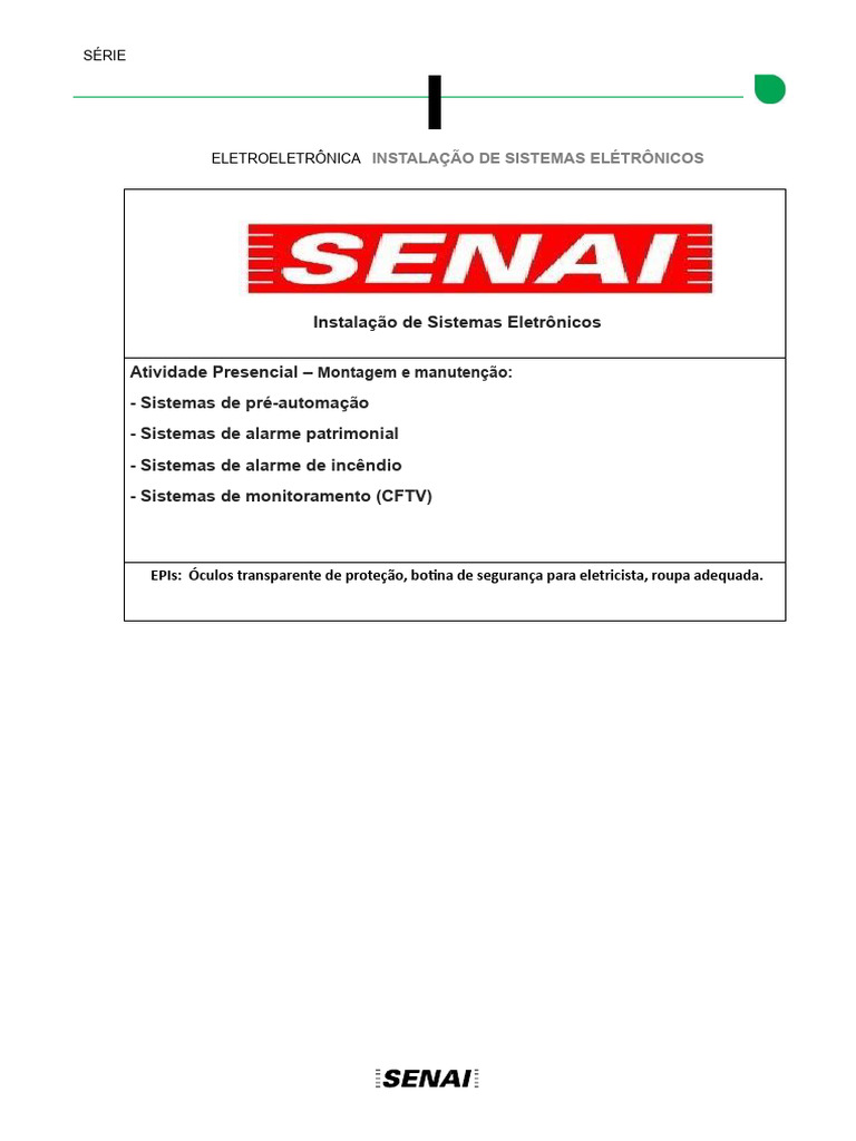 Atividade Presencial Alarmes | PDF