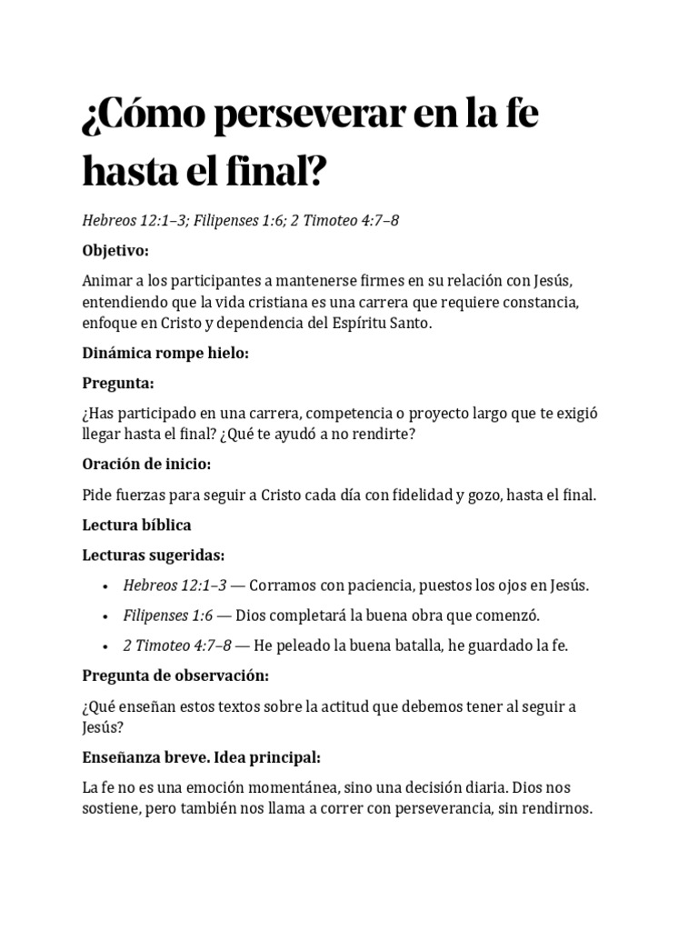 Tema 15 - Casas de Avivamiento FG | PDF