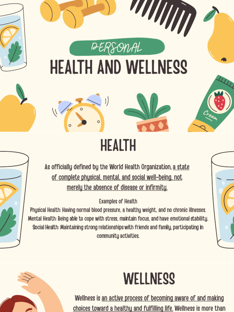 Personal Health and Wellness | PDF