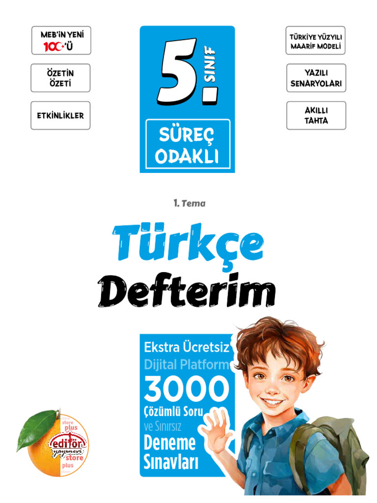 5 Sinif Turkce Defterim Fasikul 1 Cozumsuz | PDF