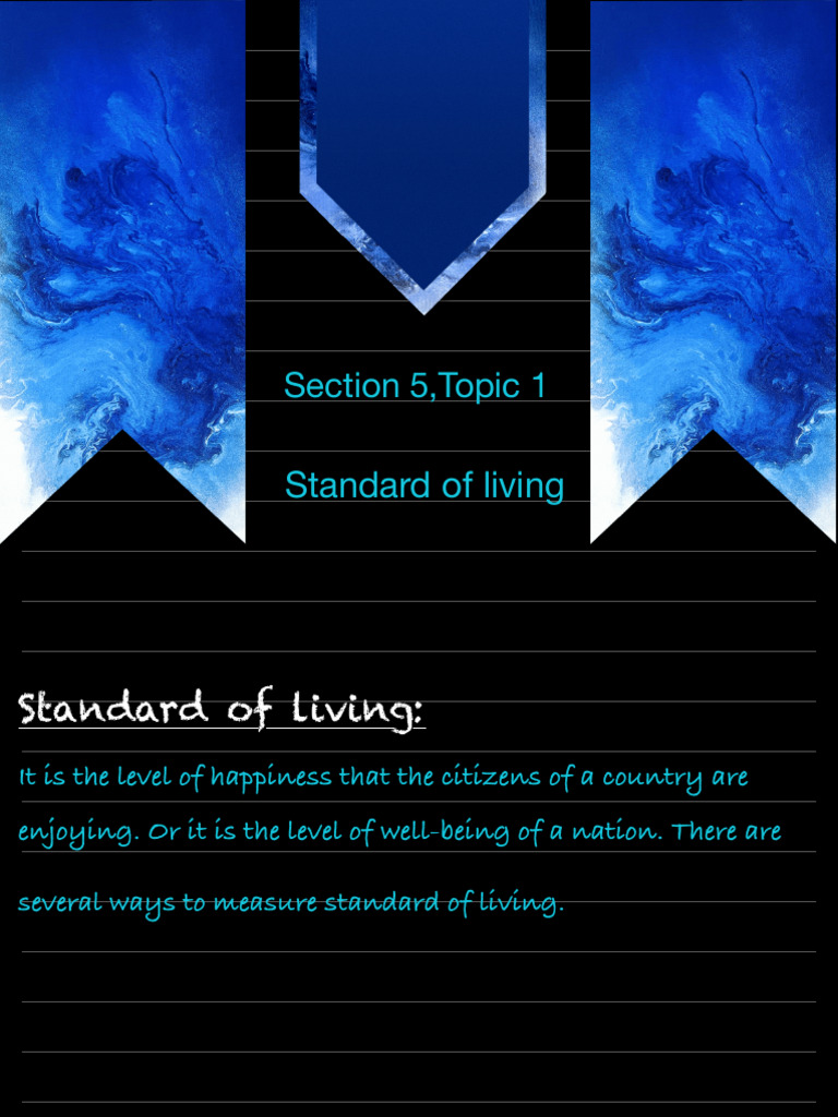 Measuring Standard of Living Factors | PDF | Cost Of Living | Gross ...