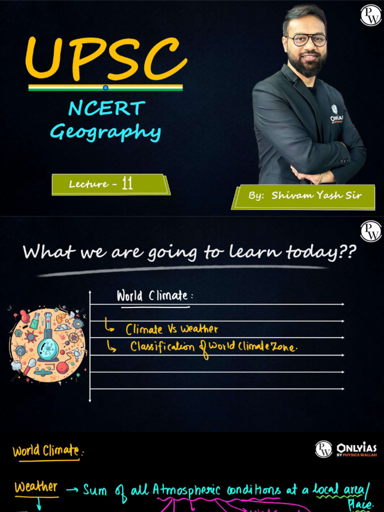Climate Classification - Physical Geography - Free UPSC NCERT - Lecture ...