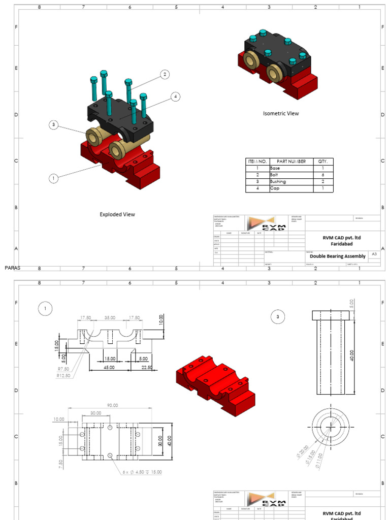 Double Bearing Assembly - PDF - Watermark | PDF