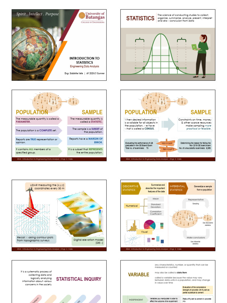 EDA_Note_1_Introduction_to_Statistics | PDF | Sampling (Statistics ...
